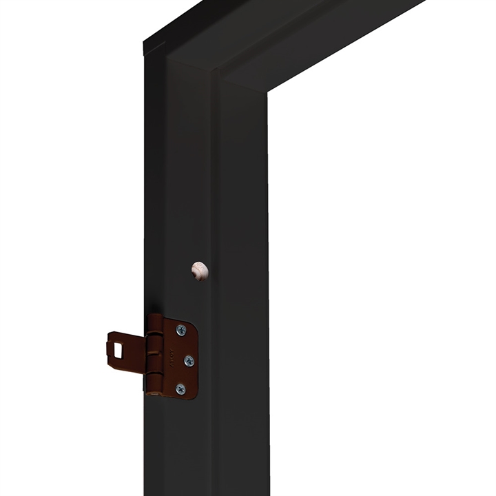 Dørkarm 75 mm – Hvid og vendbar med indstikhængsler